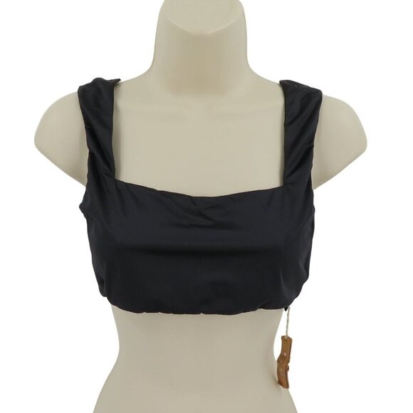 SKIMS | Swim | Skims Womens Large Solid Black Wireless Bikini Top ...